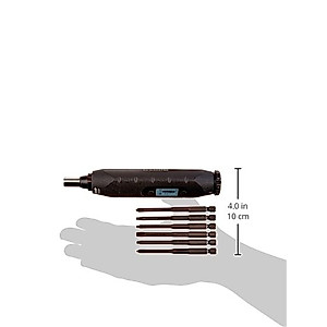 Klein Tools 57032 Screwdriver Set, Torque Screwdriver Kit with Phillips, Slotted, Square Bits, 1/4-Inch Nut Driver, Case Included, 6-Piece