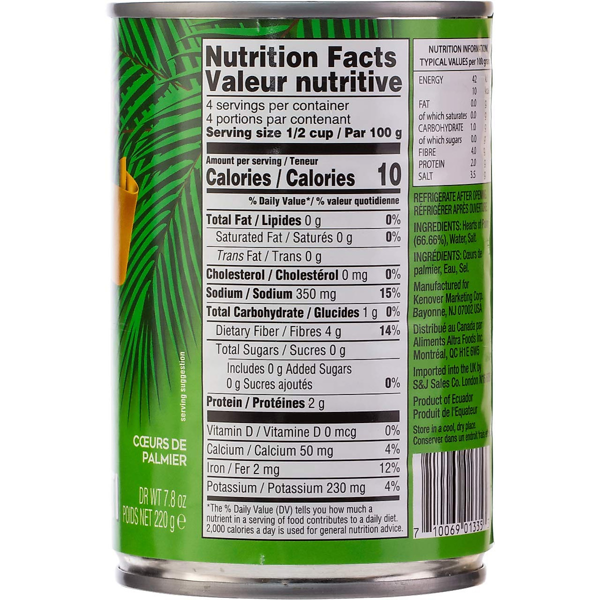 Gefen, Hearts of Palm Spaghetti Noodles, 14oz (4 Pack) Gluten Free & Low Carb Pasta