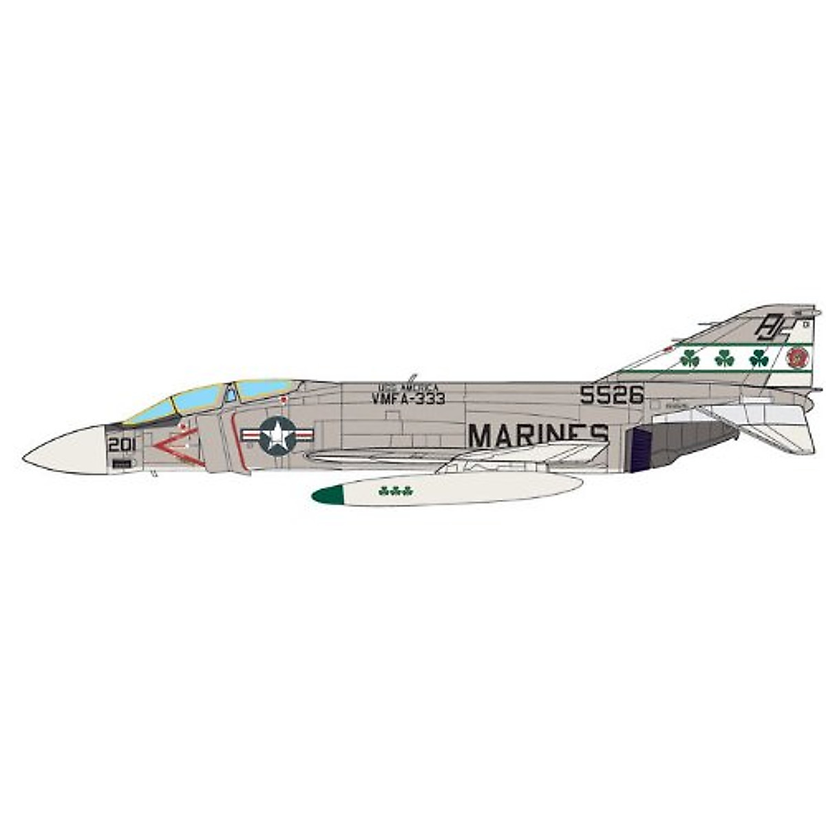 Accurate Miniatures F-4J Phantom II "USN/USMC Fighter Bomber" Model Kit