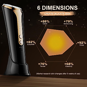 ANURAG 3 Barrel Curling Iron Wand-1 Inch Ceramic Tourmaline Triple Barrels,Temperature Adjustable 25mm Hair Crimper,Hair Waving Styling Tools,Gold one