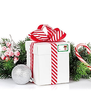 Christmas Sealing Sticker Christmas Stickers Labels Christmas Name Seal sticker8 Pieces of 72 Pieces, Christmas Element Name Label Christmas Label Stickers Decorate Christmas Accessories