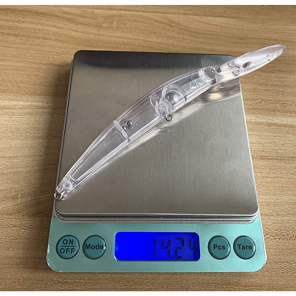 10pcs Unpainted Minnow Bait Fishing Lure Body 150mm 14.2g Blank Hard Lures Free Eye 8305