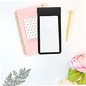 Cabilock 5pcs Bill Folder Office folders Leather File Folder Letter Size clipboards Pocket clipboard exam Paper Clips Business Agent Writing Board Small menu Cardboard Notebook a6 Pencil