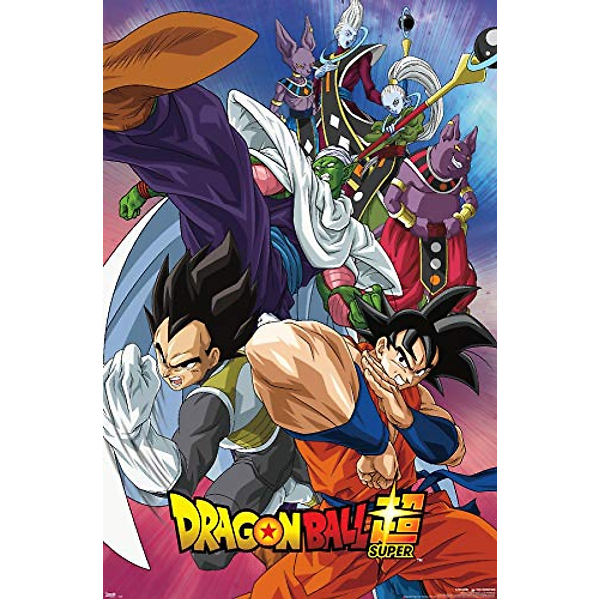 Trends International Dragon Ball: Super - Group Wall Poster, 22.375" x 34", Unframed Version