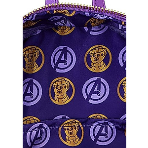 Loungefly Marvel Shine Thanos Gauntlet Mini Backpack Standard