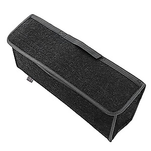 Dawnleague Felt Storage Box Portable Foldable Car Trunk Organizer Case Auto Interior Tidying Container Bag