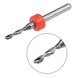 uxcell PCB Drill Bits 2mm Tungsten Carbide Rotary Tool Jewelry CNC Engraving Print Circuit Board Micro Drill Bits 1/8 Inch Shank 5 Pcs