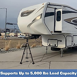 WEIZE 5th Wheel Tripod Stabilizer For trailer, Durable King Pin Stabilizer Adjustable from 39" to 53", 5000lb Load Capacity