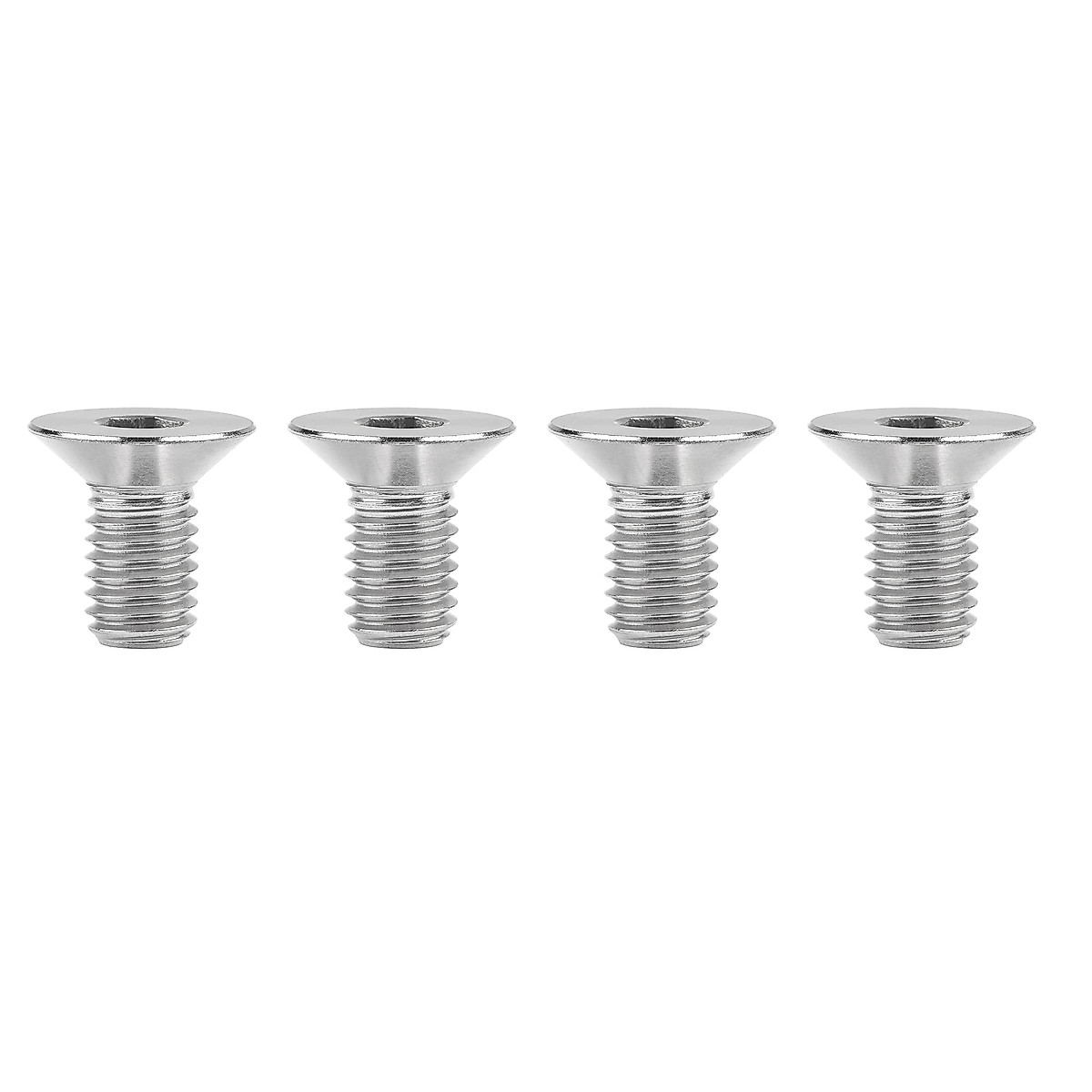 Wanyifa Titanium M8x15 20 25 30 35 40 45 50 60 65mm Full Thread Countersunk Flat Head Bolt Screw Pack of 4 (Titanium, M8x15mm)