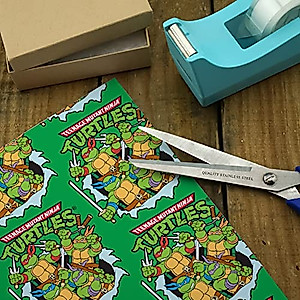 GRAPHICS & MORE Teenage Mutant Ninja Turtles Group Retro Gift Wrap Wrapping Paper Rolls