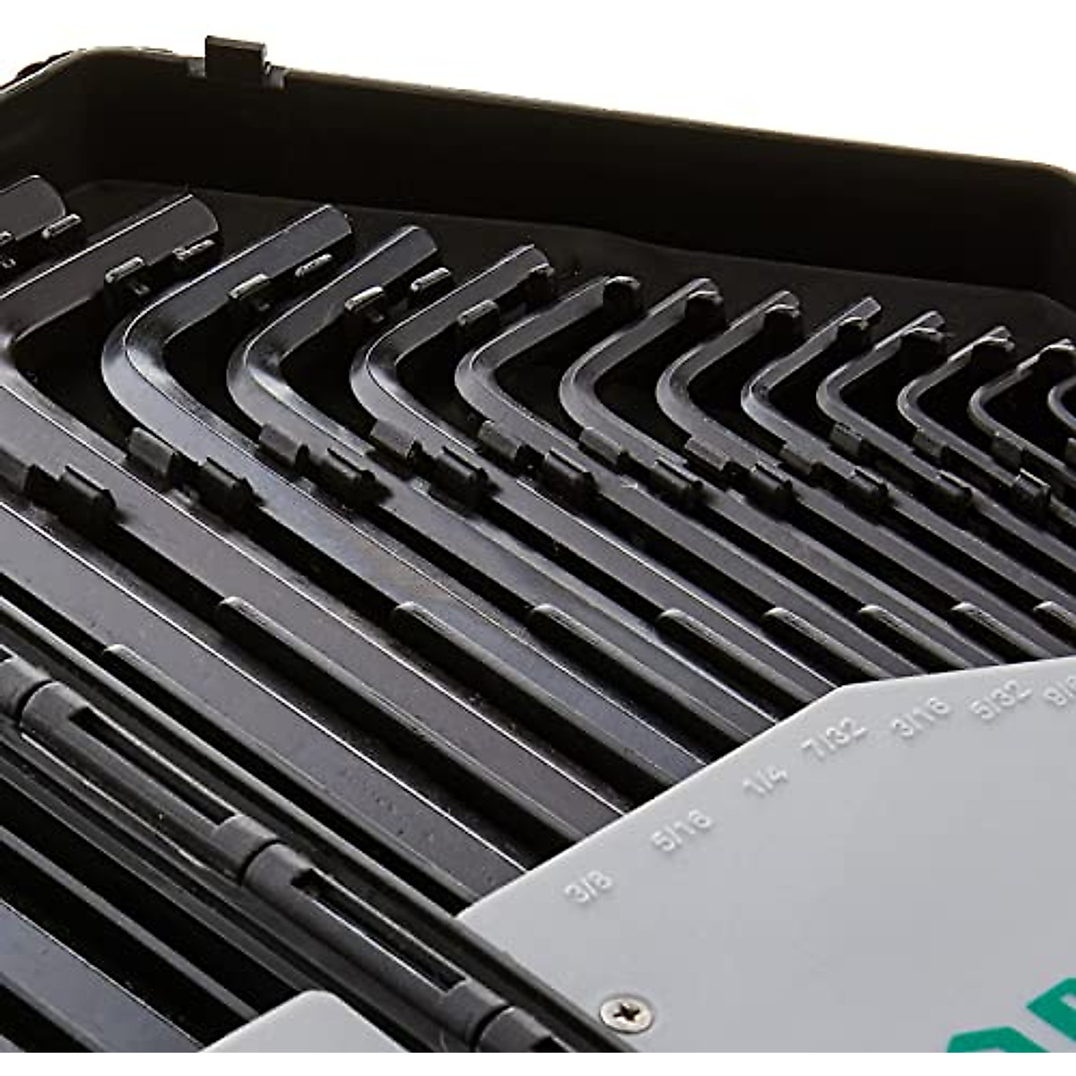 Amazon Brand - Denali 30-Piece SAE (0.028"-5/64") and Metric (0.7MM-10MM) Hex Key Wrench Set