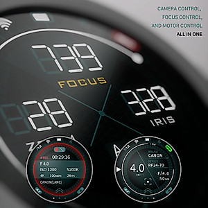 Tilta Nucleus Nano II Wireless Lens Control System | Wireless Zoom, Focus, Aperture Control | Follow Focus | Accurate Pulling | Touch Screen | WLC-T05 (Wireless Lens Control System)