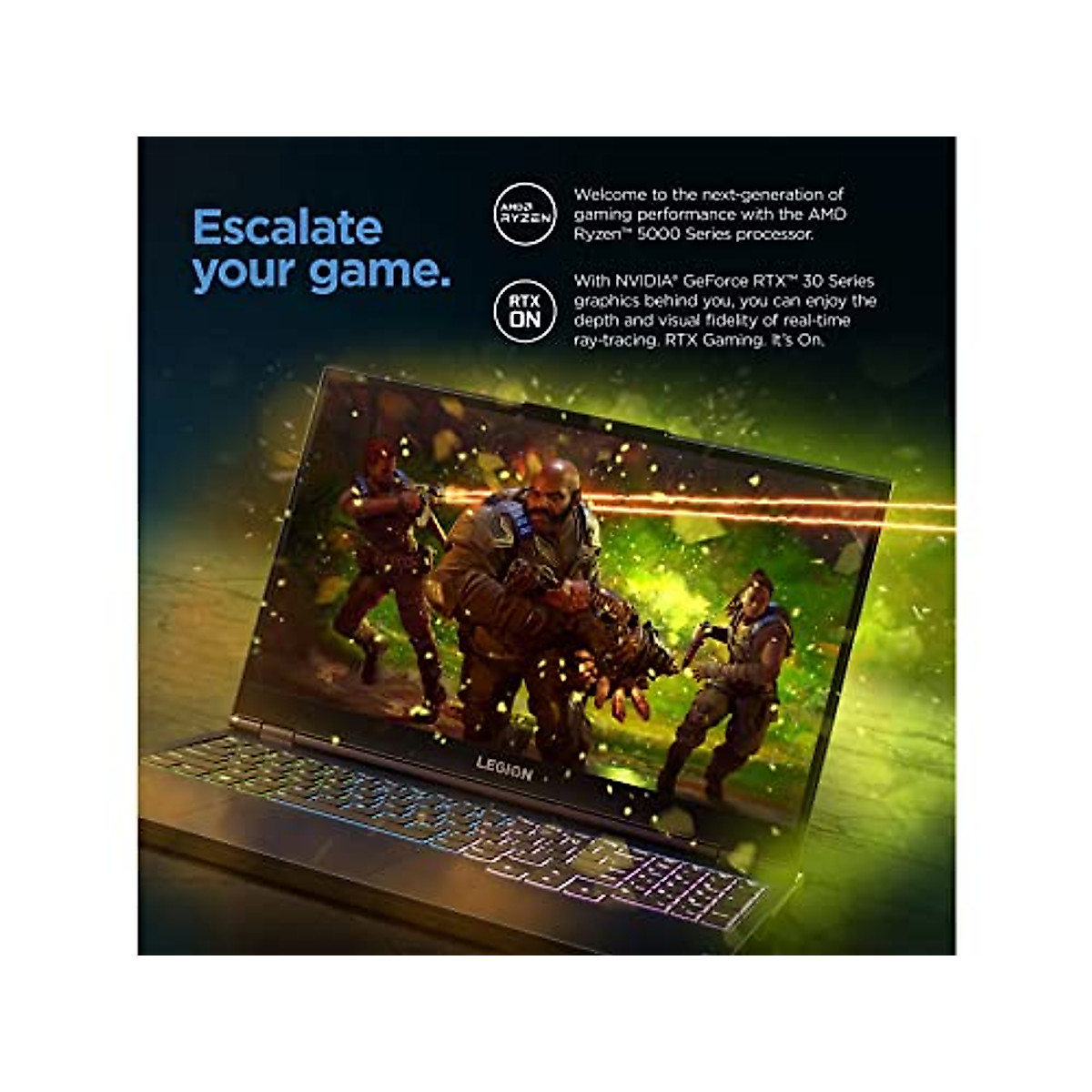 Lenovo 2022 Legion 5 15.6" 120Hz Gaming Laptop, AMD Ryzen 5 5600H, 16GB RAM, 512GB PCIe SSD, NVIDIA GeForce RTX 3050Ti, Backlit Keyboard, Phantom Blue, Windows 11, w/ 32GB USB Business Card