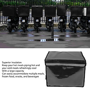 Insulated Bag for Food Delivery, Waterproof Large Capacity Hot and Cold Insulated Grocery Bag for Catering, Restaurants, Delivery Drivers, etc (80L)