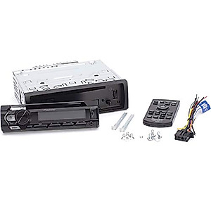 Pioneer DEH-S1200UB Single DIN in-Dash CD Receiver with Pioneer ARC App and USB Control for Android Phones with Gravity Magnet Phone Holder Bundle