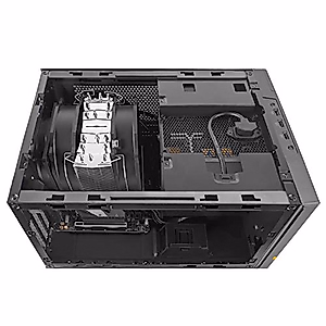SilverStone Technology SUGO 14, SG14, Black, Mini-ITX Cube Chassis, Supports 3 Slot Full Length GPUs/ATX PSU / 240mm AIO, 4 Removable Panels, SST-SG14B