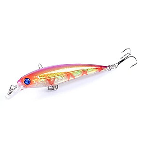 8pcs Fishing Minnow Lures and Crank Baits , as Sinking Jerkbait Lures or Diving fishing Lures and Hard Lures, Fishing Plugs and Hard Swimbaits or Topwater Baits for Salmon Redfish Trout BassWalleye-29