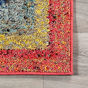 nuLOOM Hargis Labyrinth Accent Rug, 3x5, Multi