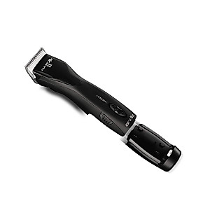 Andis Pulse Zr II 5-Speed Detachable Blade Clipper, Cordless, Removable Lithium Ion Battery - Black, dogs