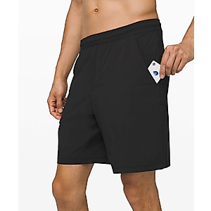 Lululemon Athletica Mens Pace Breaker Short Linerless (Black, S)