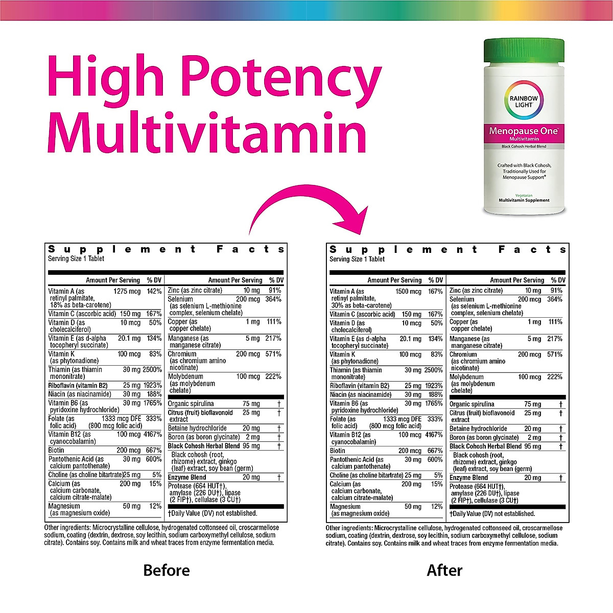 Rainbow Light Menopause One Multivitamin - 90 Tab