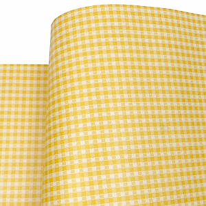 Yifely Yellow & White Checkered Plaid Furniture Paper Self-Adhesive Shelf Liner Base Cabinet Decor 17.7 Inch by 9.8 Feet