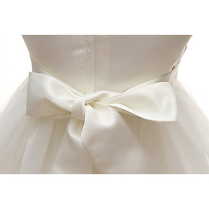 3Pcs Set Baby Girl Dress Christening Baptism Gowns Formal Dress