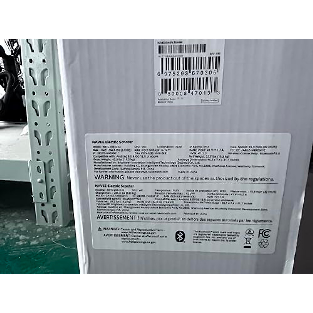 NAVEE Electric Scooter V40, 20 MPH Speed &25 Miles Range, 10" Pneumatic Tires, 700W Max Power, E-ABS and Rear Disk Brake, IP55 Waterproof, Foldable Electric Scooter for Adults, Teenager