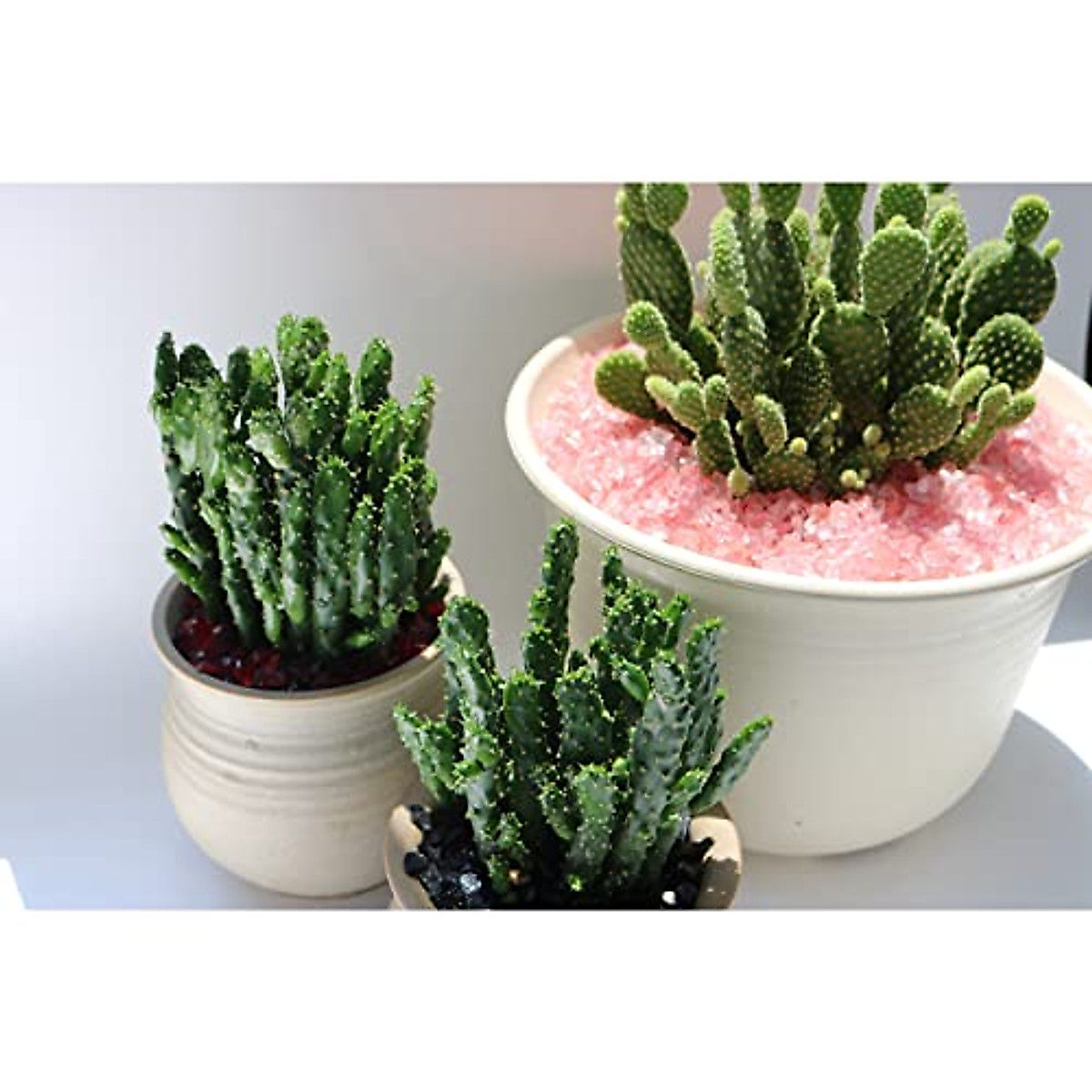 Bairdish Pink vitreous Block Colourful Glitter Sprinkles 2-4mm Crushed Glass Artificial gems Blunt Permanent Non-Fading Non-Toxic Cement Casting Resin Mold Filler(100g)