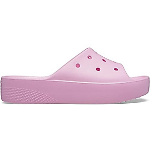 Crocs Women's Classic Slide | Platform Sandals, Flamingo, Numeric_7