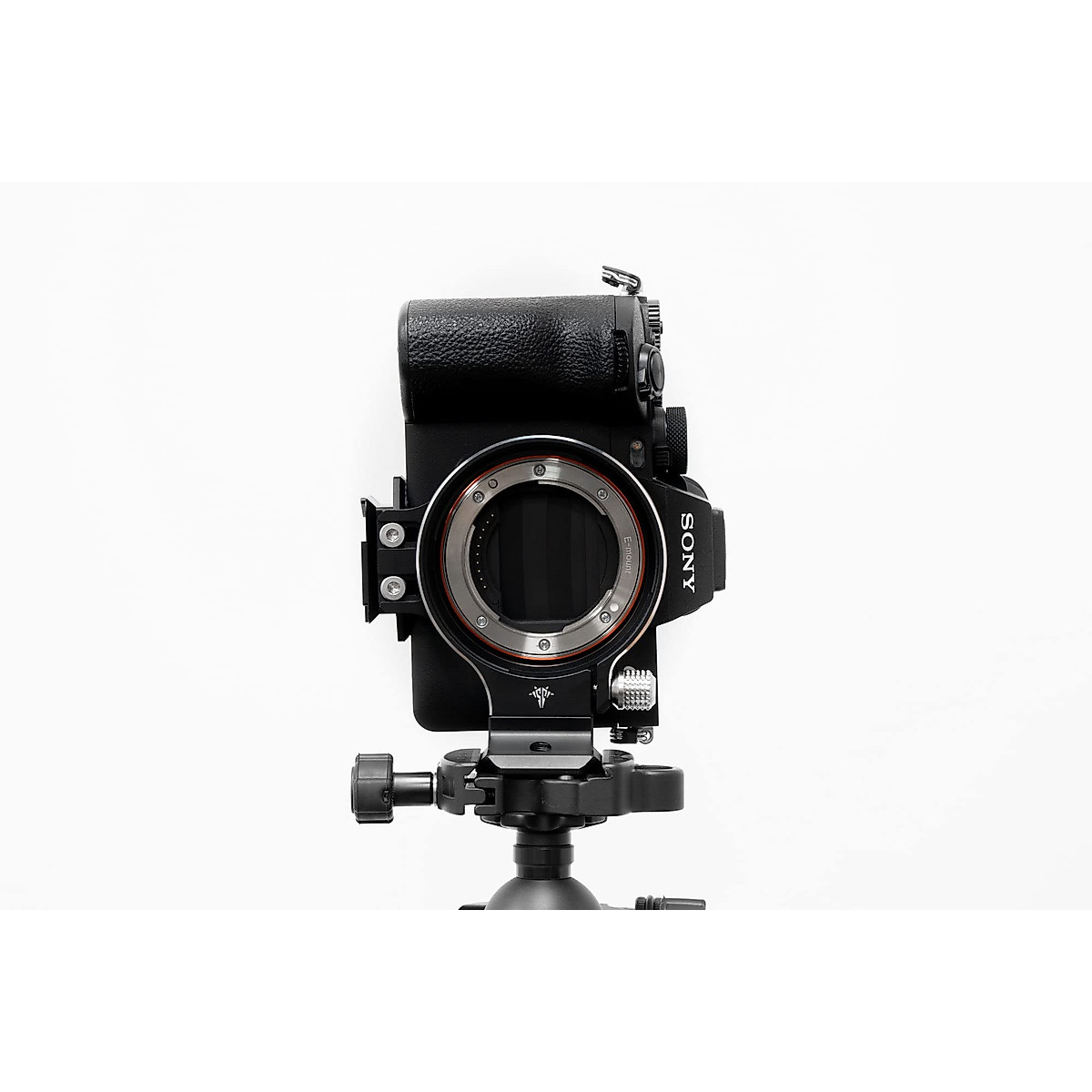 Silence Corner Atoll S - Black | Rotating Collar for Sony Mirrorless Cameras | Fast Orientation Change (Vertical/Horizontal), Easily Change Lenses, Universal Tripod Mounting, Faster Than L-Bracket
