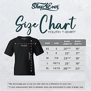 shop4ever® Shamrock Green Clovers St. Patrick's Day Child's T-Shirt Kids Tee Youth X-Large Black 0