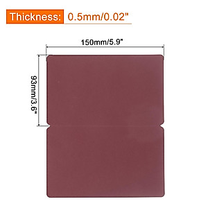 MECCANIXITY 20Pack Table Place Cards, Printable Place Name Cards for Table Setting Wedding Dinner Parties Events Reserved Seating, Burgundy