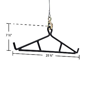 Kill Shot Deer-Hoist-Swivel Deluxe Hitch-Mounted Deer Hoist with Swivel & Gambrel - 500 lb. Capacity