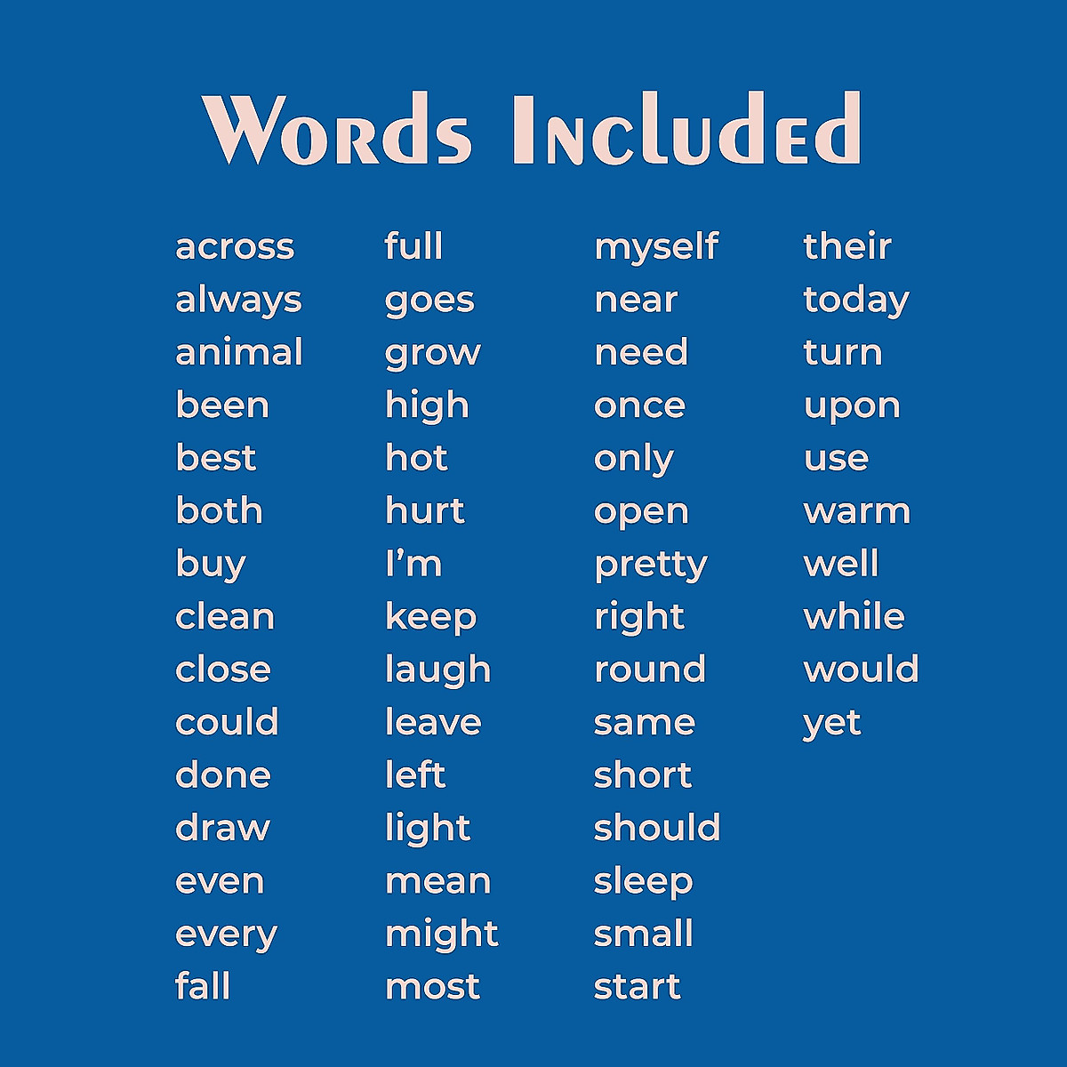 SnapWords® List D Teaching Cards Sight Words Flash Cards