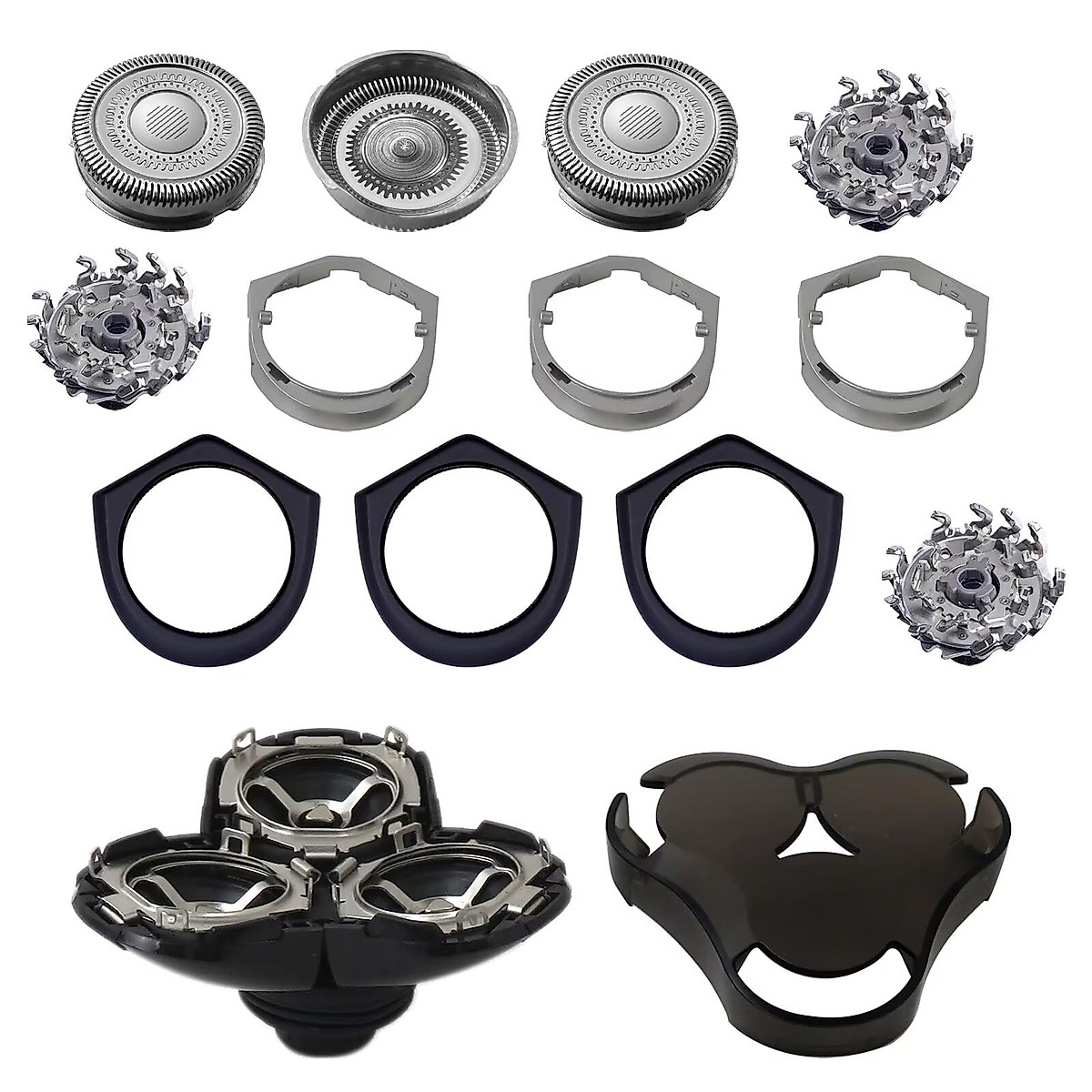 Replacement Head for Philips Norelco SH50 SH52 S5000 All Models S5370 S5315 S5355 S55