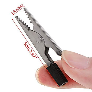 Youngy 5Pieces Cage Clip Parrots Birds Prevent Escape Metal Safety Door Lock Accessories