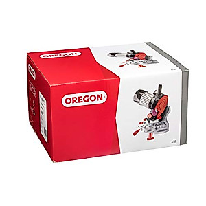 Oregon Professional Compact 120-Volt Bench Grinder, Universal Saw Chain Sharpener, for All Chainsaw Chains (410-120)