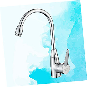 Homoyoyo Kitchen Faucet Drinking Water Faucet Garden Cold Tap Faucets for Bath Sinks Sink Faucet Bath Tub Tap Faucet Tub Faucet Water Spigot Picnic Table Clips Hot and Cold Mop to Rotate
