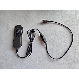 Kroshine Lift Chair Power Recliner Replacement 2 Button 5 Pin Prong MLSK111-A1 Hand Control Handset Remote with USB and Backlight
