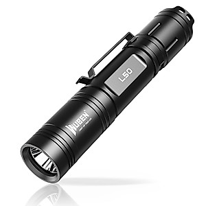 WUBEN L50 Rechargeable Flashlight, 1200 High Lumens Tactical Super Bright LED Flashlight, 5 Modes & IP68 Waterproof Pocket EDC Flash Light for Emergency, Rescue, Inspection, Repair