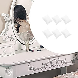 Unomor 6Pcs watch box pillow silk pillowcase monitor stand black throw pillow black tray black pillow covers pillows bracelet pillow case Watch Pillow white silk floss small pillow pu