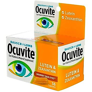 Bausch & Lomb Ocuvite Lutein Capsules 36 Capsules