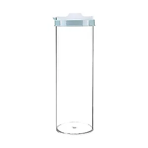 BEFLAP Kitchen storage boxCreative storage jar sealed storage noodle kitchen hanging noodle storage box round pasta storage bucket blue