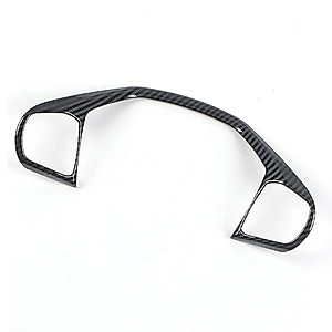 ruihe 2pc Carbon Fiber Folor Steering Wheel Cover Trim Fit for Ford Explorer 2020 2021 2022 2023 2024