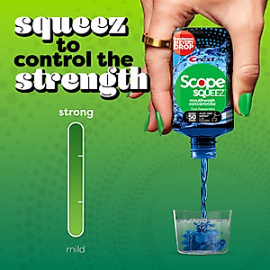 Crest Scope Squeez Mouthwash Concentrate, Cool Peppermint Flavor, 50mL Bottle, Equal Uses up to 1L Bottle *vs 1L Scope Outlast Mouthwash, Squeez to Control The Strength