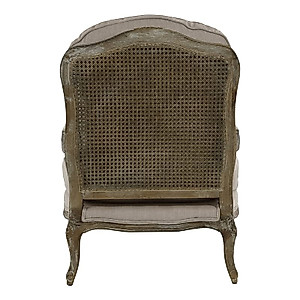 Homelegance Parlier Show Wood Accent Chair, Neutral