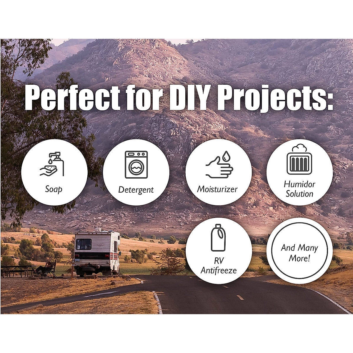 Propylene Glycol - USP Certified Food Grade - Highest Purity, Humectant, Fog Machine, Humidor & Antifreeze Solution, DIY, 4 Gallon Value Pack