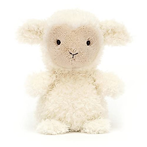 Jellycat Little Lamb Stuffed Animal, 7 inches | Lamb and Sheep Plush Toy | Classic Children's Gift