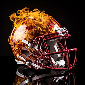 OfFsum Paint by Numbers for Adults Kids Beginner Art Football Helmet 9 DIY Acrylic Painting by Numbers Kits with Brushes Acrylic Pigment Home Decoration Brithday Gifts 16 x 20 inch